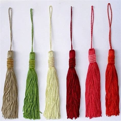 Mm Handicraft Plain Mini Tassel Garment And Bag Tassel For Garment And