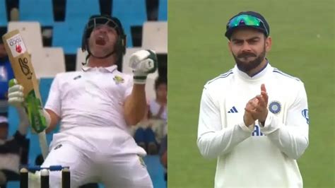 Ind Vs Sa Watch Dean Elgar Roars Iind Vs Sa Watch Dean Elgar Leaps