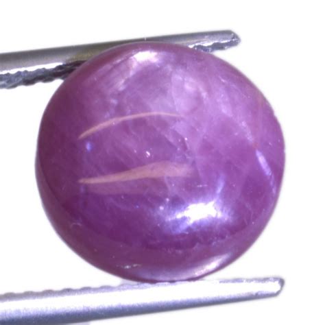Star Ruby Round Cabochon Cut