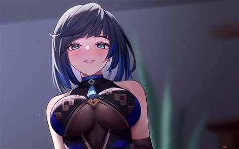Hot Yelan Sexy Long Legs Genshin Impact 2k Wallpaper Download