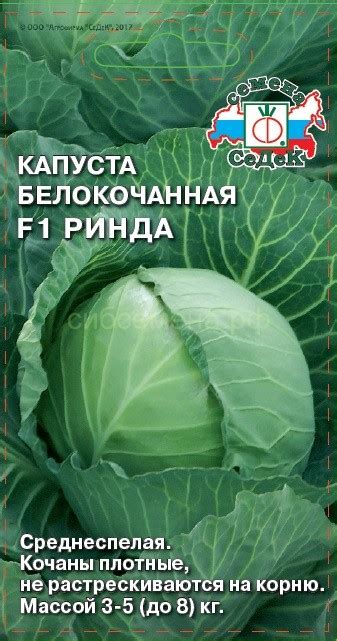 КАПУСТА — Семена для Сибири