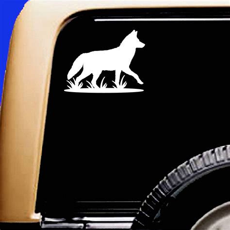 Coyote Perro Vinilo Coche Rv Camión De La Calcomanía Etiqueta Etsy