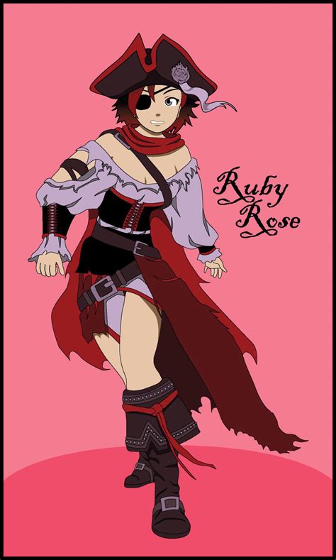 Pirate Ruby [stoneillustrations] R Rwby