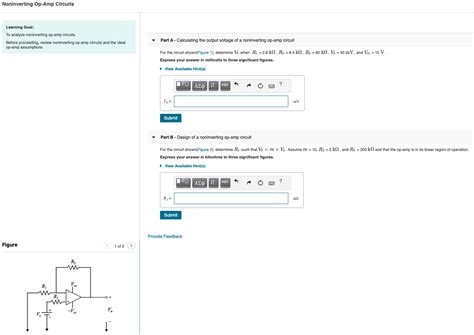 Solved Noninverting Op Circuits Learning Goal To Chegg