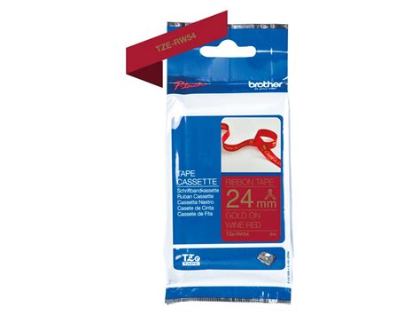 PTOUCH Ruban rouge or TZE RW54 Équipements Tze 24mm Ecomedia AG