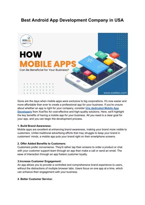 Ppt Best Android App Development Company In Usa Powerpoint