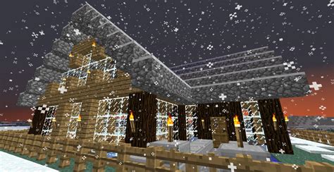 Snowy Treefarm House Minecraft Map