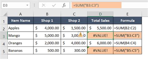 how to correct value error in excel excelgraduate