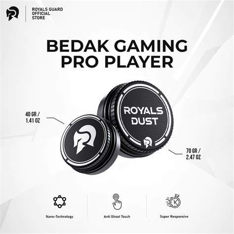 Inovasi Bedak Gaming Lius Andre Royals Guard Royals Dust Kombinasi