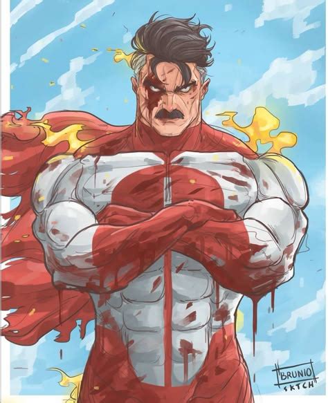 Omni Man Comic Art