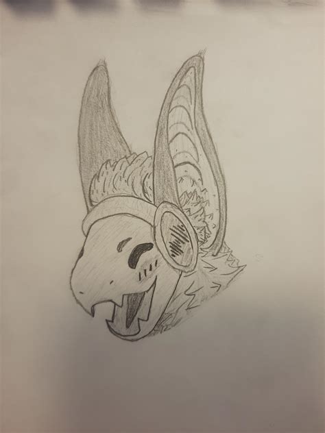 Sketch Of Pulsar My Sona I Did While Bored In Class Rfurry
