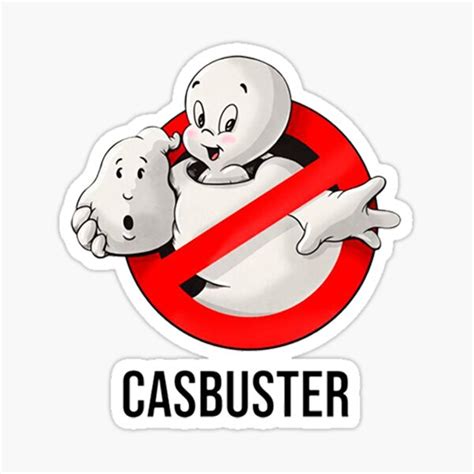Casbuster Casper Ghost Meme Sticker For Sale By Josephmorley Redbubble