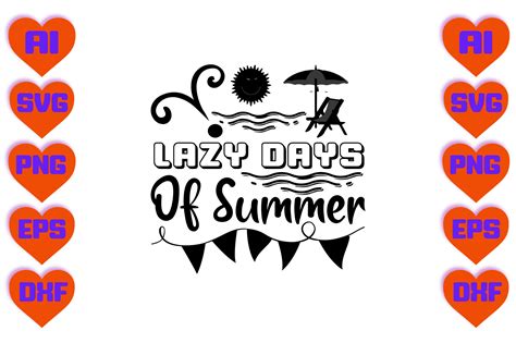 Lazy Days Of Summer Graphic By Imranhossen4u · Creative Fabrica