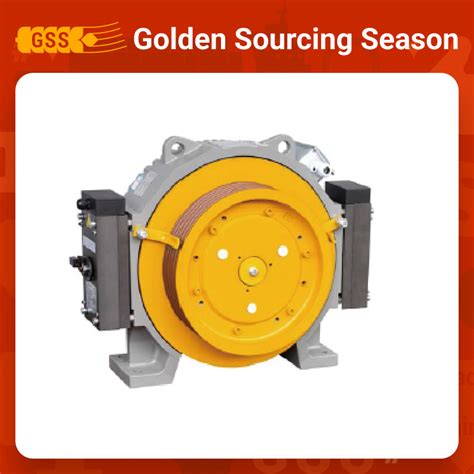 320kg 630kg Elevator Motor Permanent Magnet Synchronous Gearless
