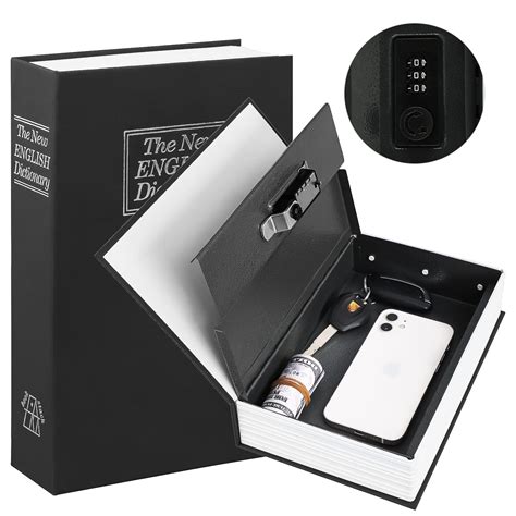 Kyodoled Diversion Book Safe With Combination Lock Secret Hidden Metal