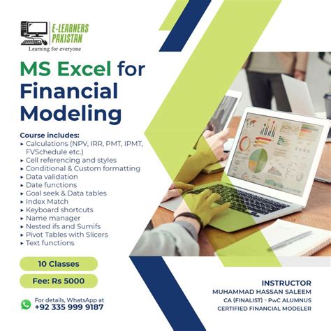 E Learners Pakistan On Linkedin Financialmodeling Msexcel Excelskills Exceltraining Exceltips