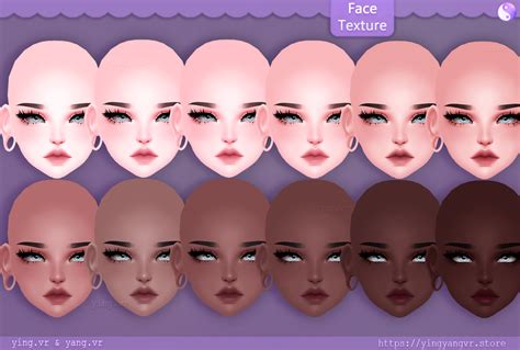 Face Texture Yumes Head By Yingyangvr Jinxxy