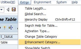 Create SAP Database Table With Se11