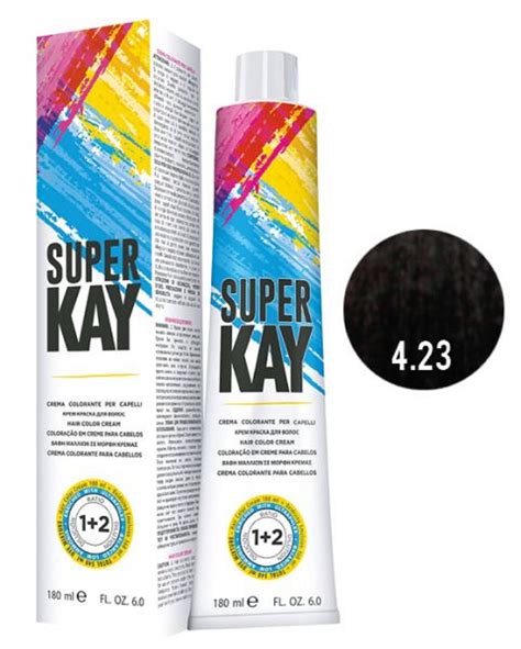 Kepro Super Kay Haarfarbe mit Ultraphlex 4.23 Tabakbraun 180 ml ...