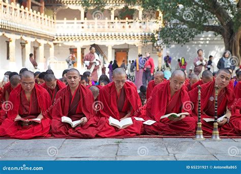 Ceremony At The Punakha Dzong Punakha Bhutan Editorial Photo Image