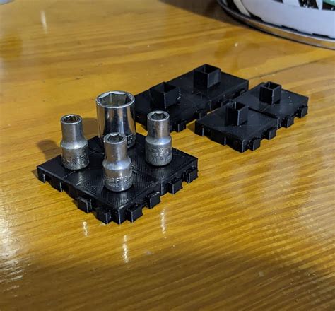 Modular Socket Organizer 20 Por Edgaralmeida Descargar Modelo Stl