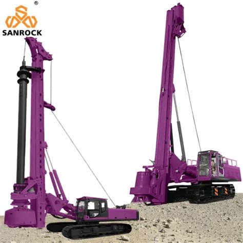 Diesel Rotary Drilling Rig Equipment Full Hydraulic Rotary Borehole