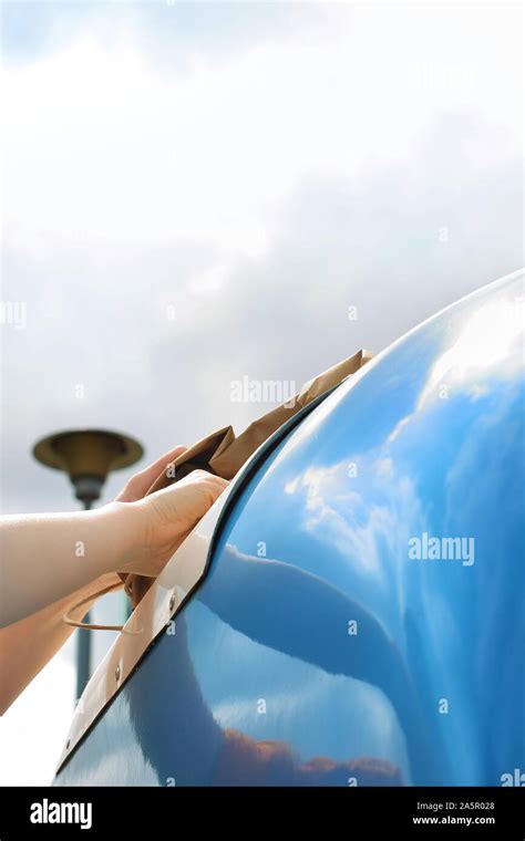 Segregation Of Rubbish Sorting Waste Into An Appropriate Container Stock Photo Alamy