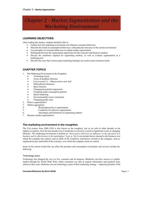 Pdf Chapter 2 Market Segmentation Dokumen Tips