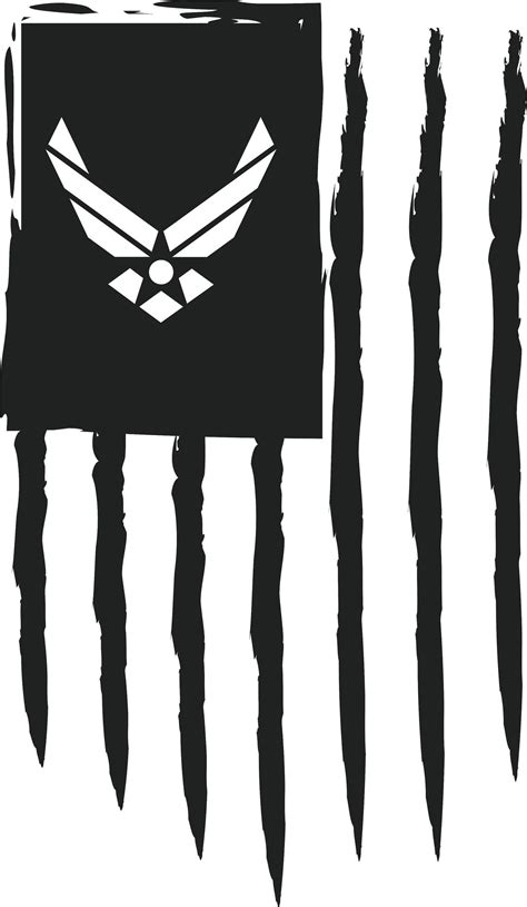 Air Force Flag Bundle Svg Military Svg Bundle Svg Png  Etsy