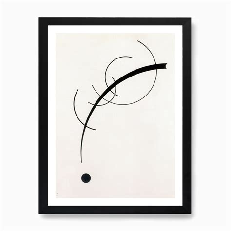 Accompanying Sound Of Geometric Curves Wassily Kandinsky Art Print By