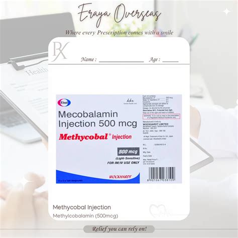 Methylcobal 500 Mg Injection At ₹ 286piece Bagadganj Nagpur Id