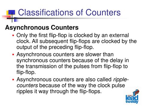 PPT Asynchronous Counters PowerPoint Presentation Free Download ID