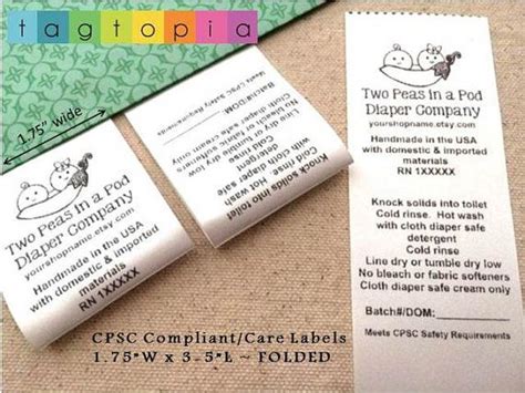 Cpsc Compliance Labels White Onlydo Not Use This Listing Etsy