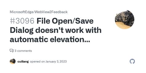 File Open Save Dialog Doesn T Work With Automatic Elevation Uiaccess