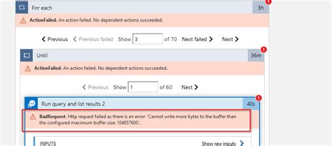 Move Loganalytics To Storage Cannot Write More Bytes To The Buffer