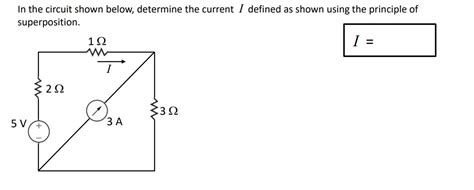 Solved In The Circuit Shown Below Find The Value Of The Chegg