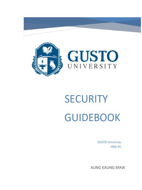 Security Assignment1 Guide Book Pdf Information Security Computer