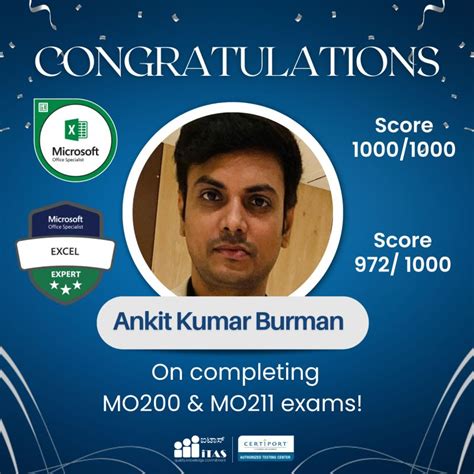 Itech Analytic Solutions On Linkedin Microsoftexcel365 Excelcertification Itas