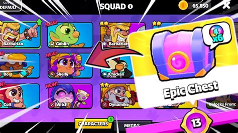 13 New Character🔥 Epic Free Chest🔥 Squad Busters Update Youtube