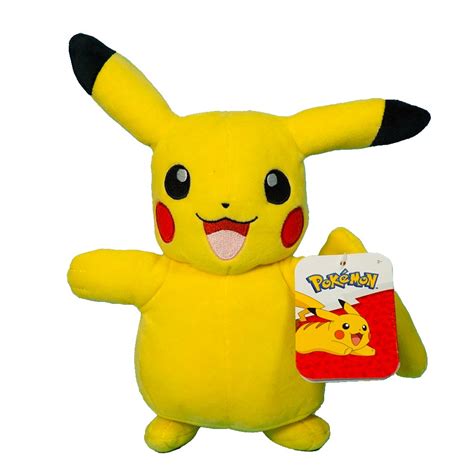 Smiling Pikachu Pokemon 8 Plush Retro Island Gaming