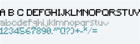 Minecraft Five Bold Fonts Free Download OnlineWebFonts COM