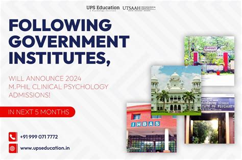 Mphil Clinical Psychology Applications 2024 Ups Education