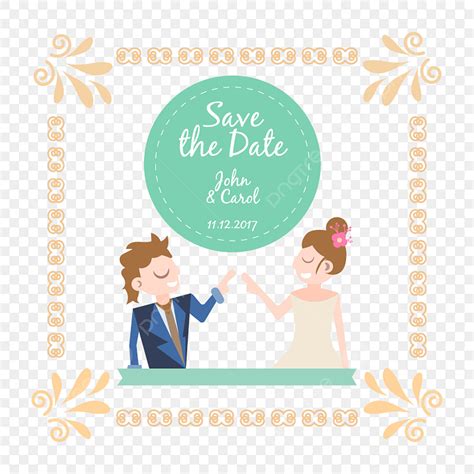 可愛的情侶結婚請柬 可愛的情侶結婚請柬 婚禮 婚禮請柬向量圖案素材免費下載，png，eps和ai素材下載 Pngtree