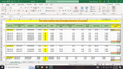 entry 25 by yasminali92 for excel work profit and loss calculation