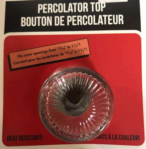 Percolator Glass Top By TOPS McQuarries Tea Coffee Merchants