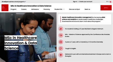 Msc Health Data Msc In Healthcare Innovation