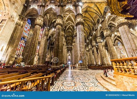 Duomo Interior Main Nave Editorial Image 112937772
