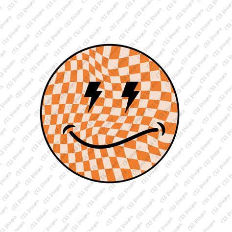 Smiley Face Png Retro Smiley Face Retro Smiley Png Etsy