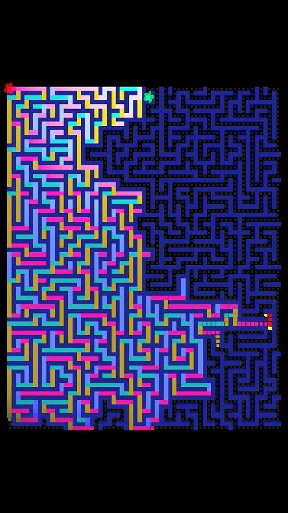 A Pathfinding Algorithm Solving A Maze Godot Youtube