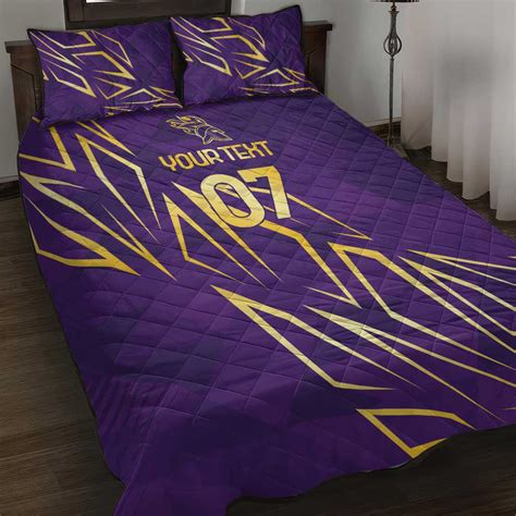 Afro Trinbago Cricket Custom Quilt Bed Set Tkr Quadruple Champion By